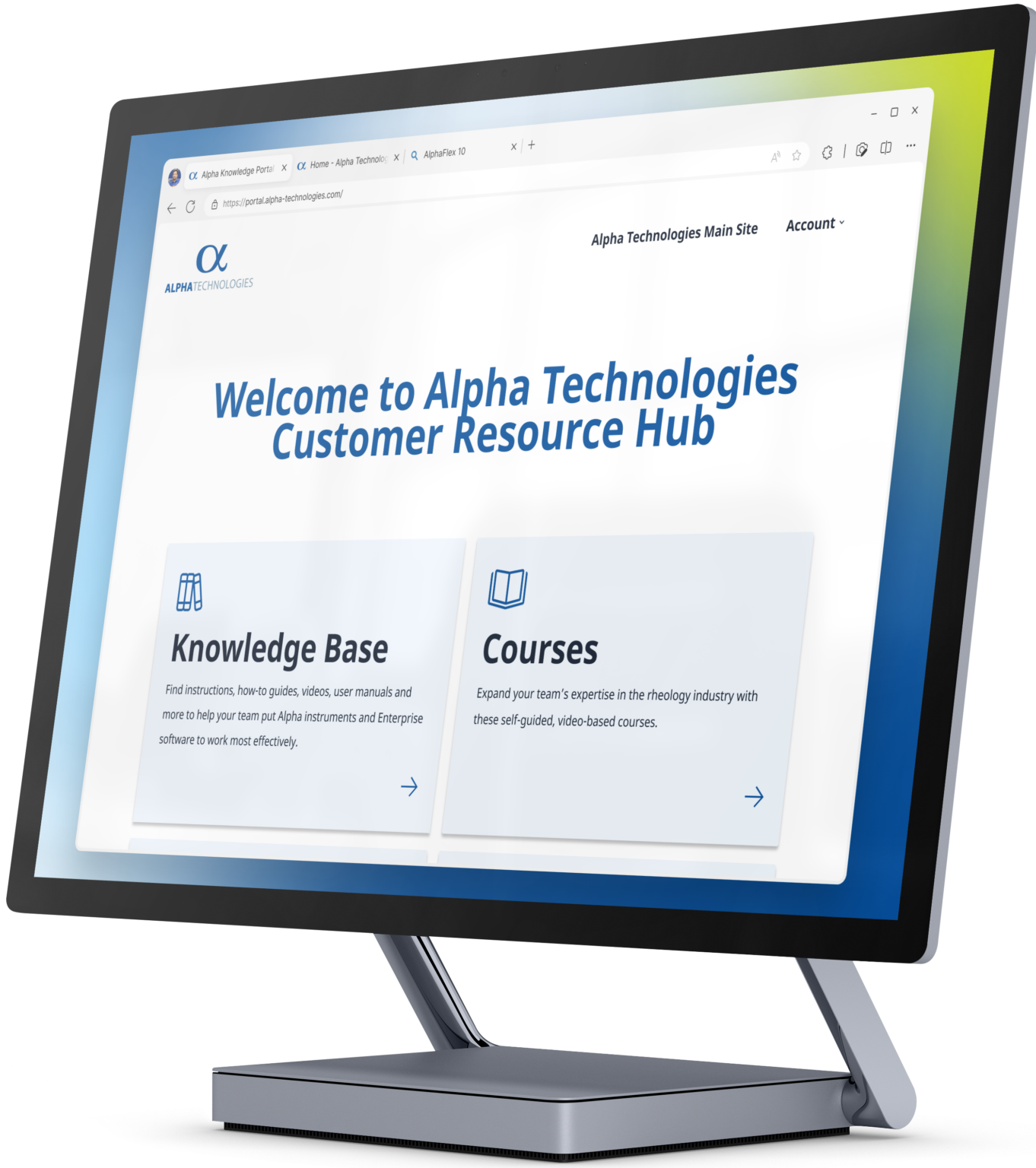 Customer Resource Hub - Alpha Technologies | Rheologists and Engineers