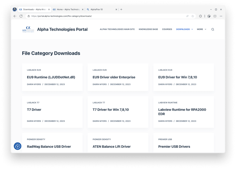 Customer Resource Hub - Alpha Technologies | Rheologists and Engineers